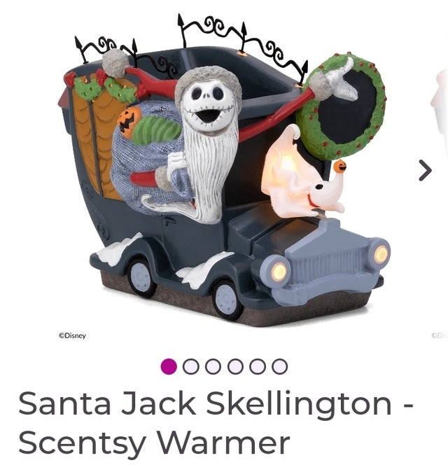 2023 Raffle #547 - Santa Jack Skellington - Scentsy Warmer Bundle ...